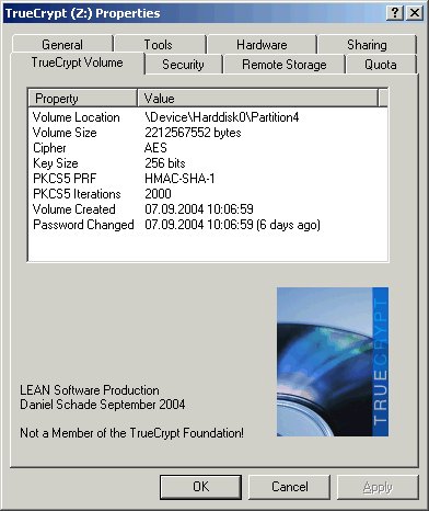 TrueCrypt TrueCrypt extensions
